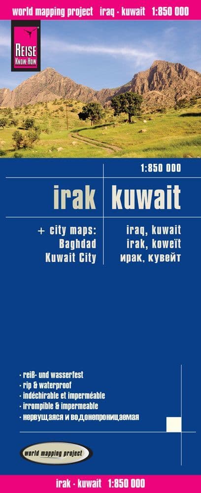 Iraq & Kuwait Road Map - Reise