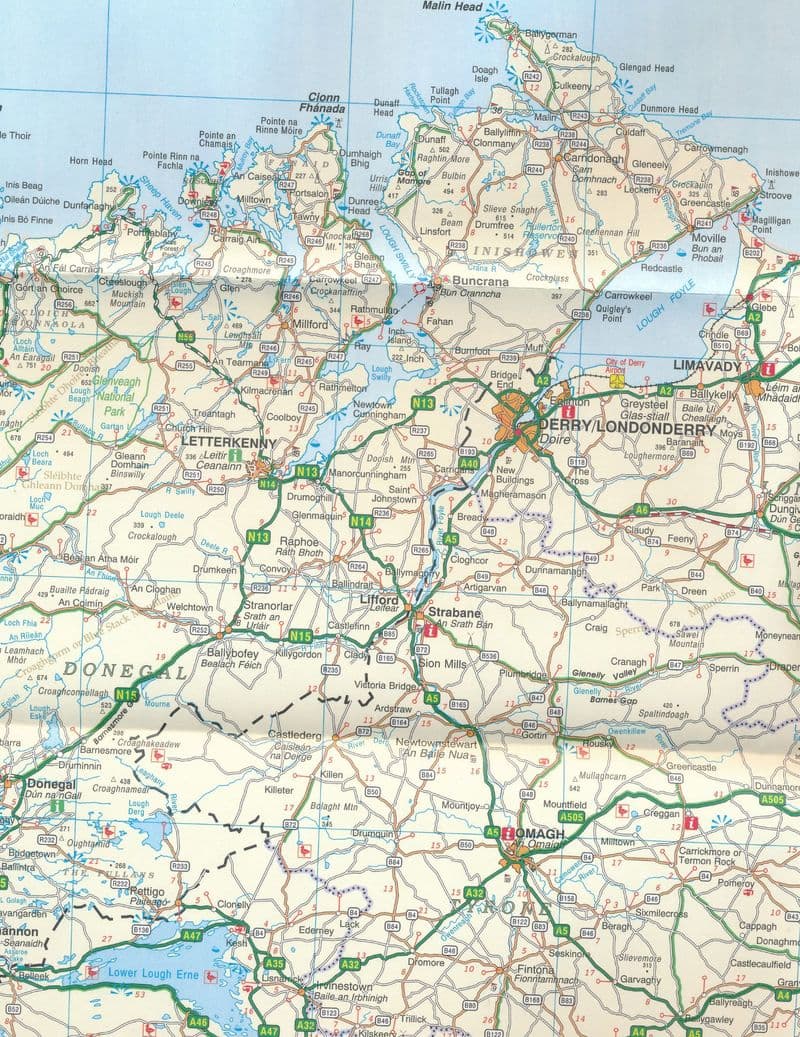 Ireland Touring Map - Ordnance Survey Ireland