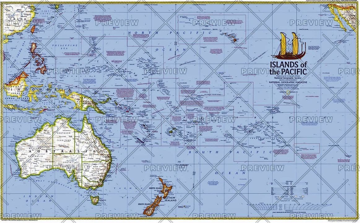 Islands of the Pacific - Published 1974 by National Geographic