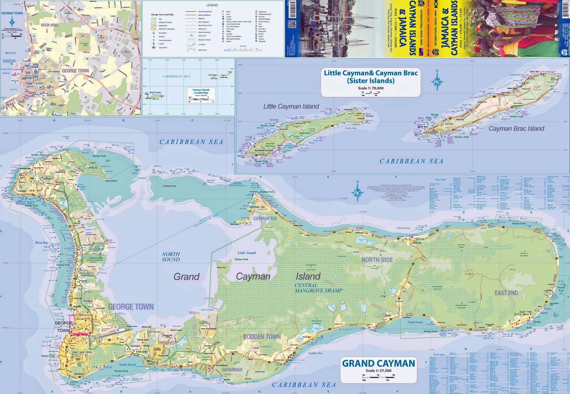 Grand cayman tourist map 60 photos - Guidebookbali.com