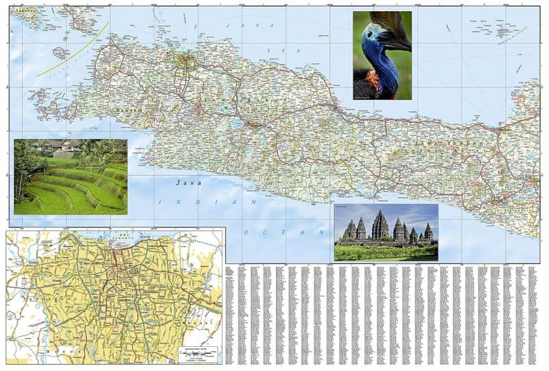 Java Adventure Map - National Geographic