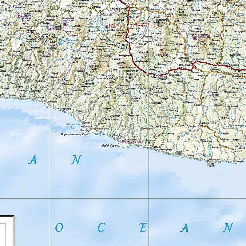 Java Adventure Map - National Geographic