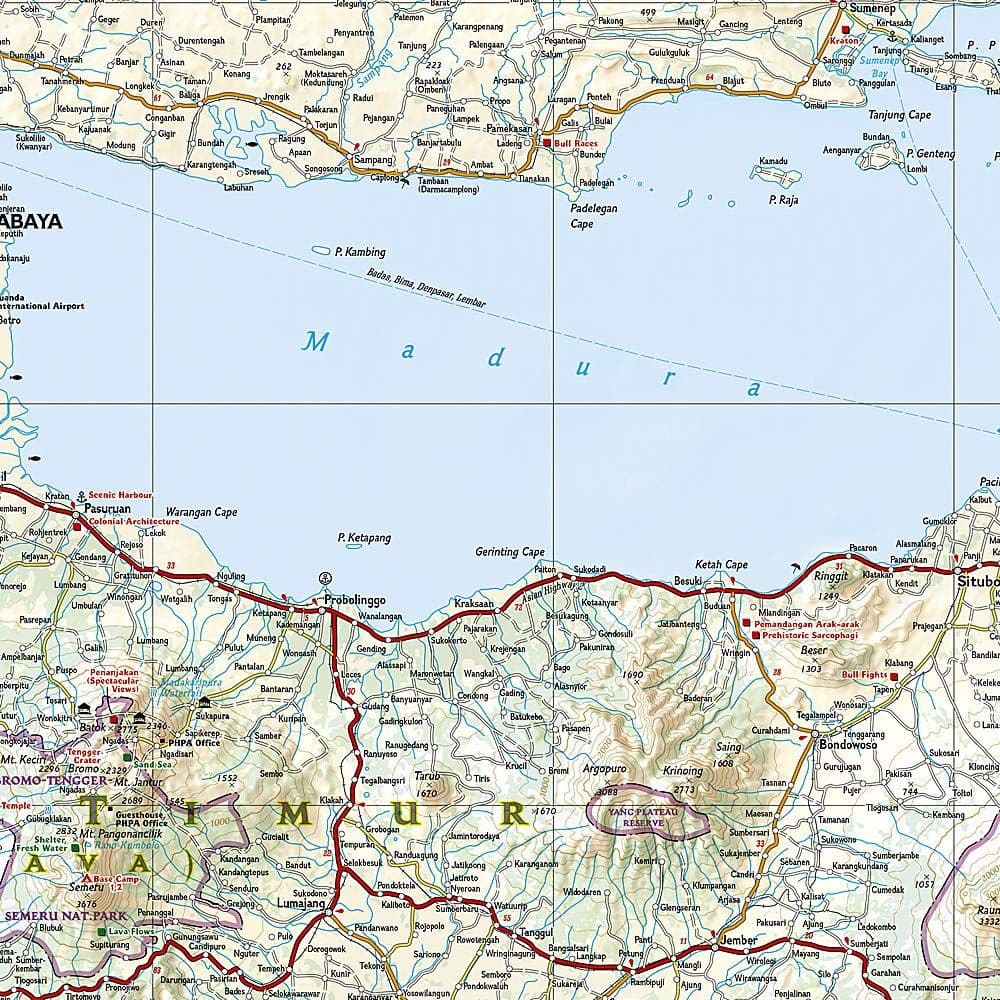 Java Adventure Map - National Geographic