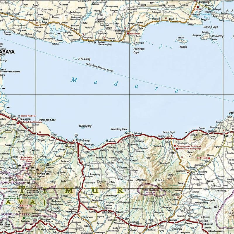 Java Adventure Map - National Geographic