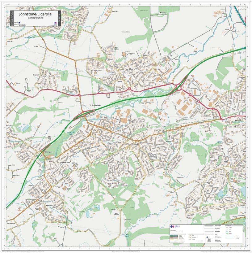 Johnstone & Elderslie Street Map