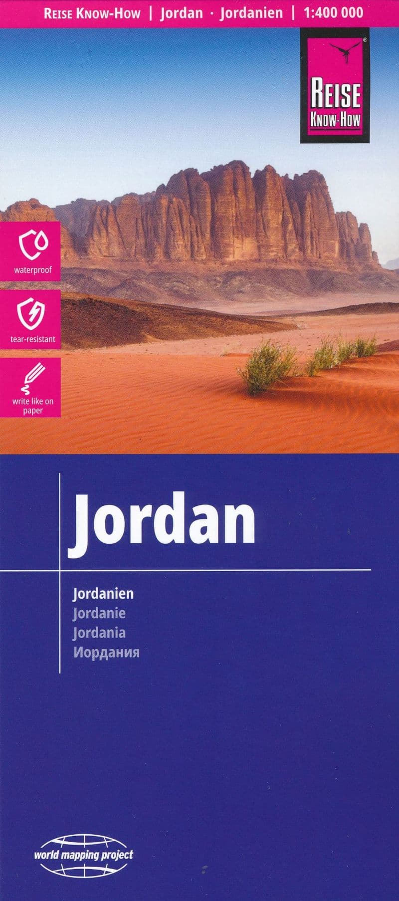Jordan Road Map- Reise