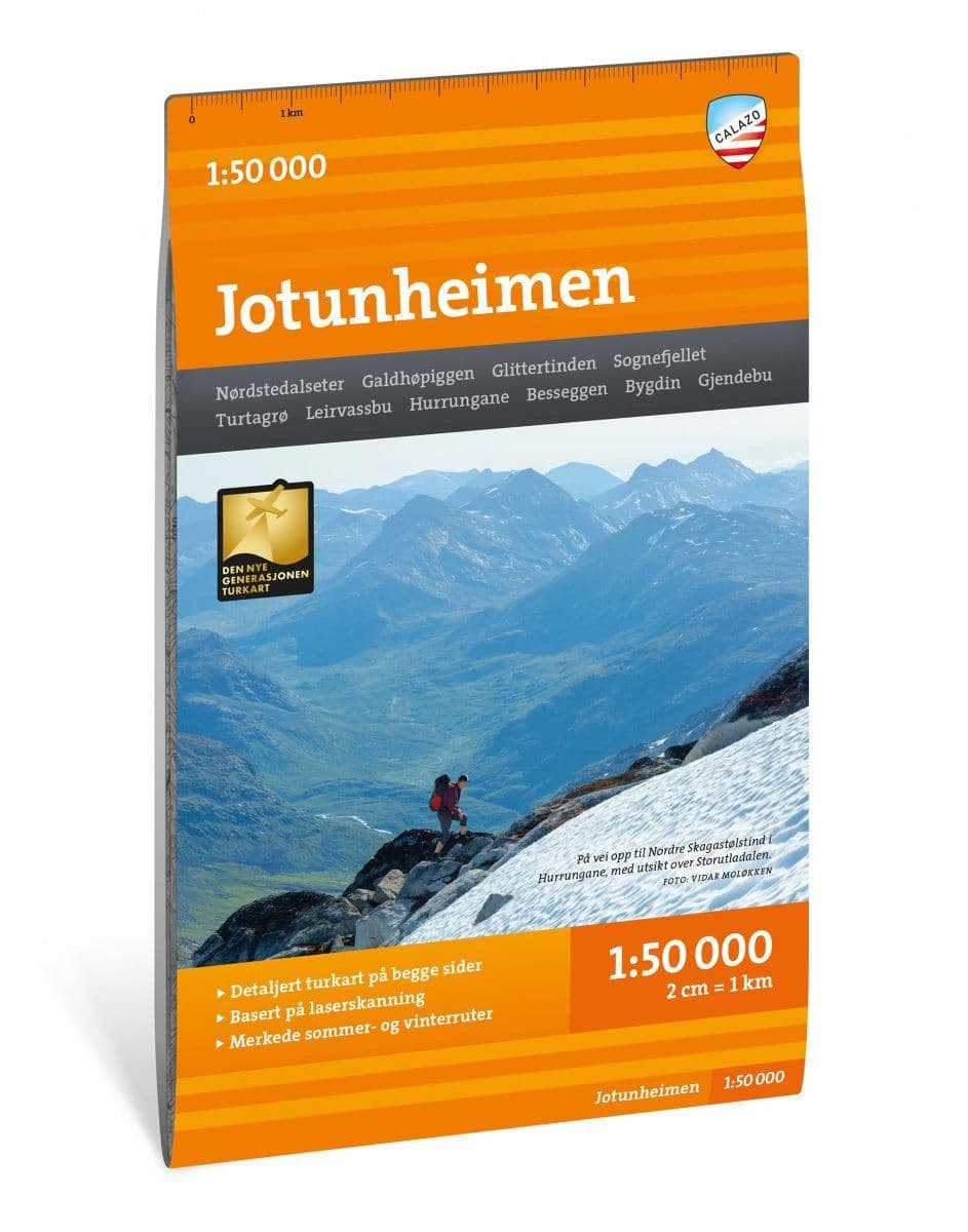 Jotunheimen - Hiking Map - Calazo BD 160