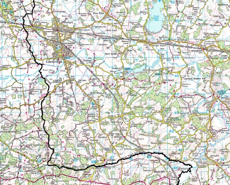 Kent - Extra Large County Wall Map - 210 x 140cm