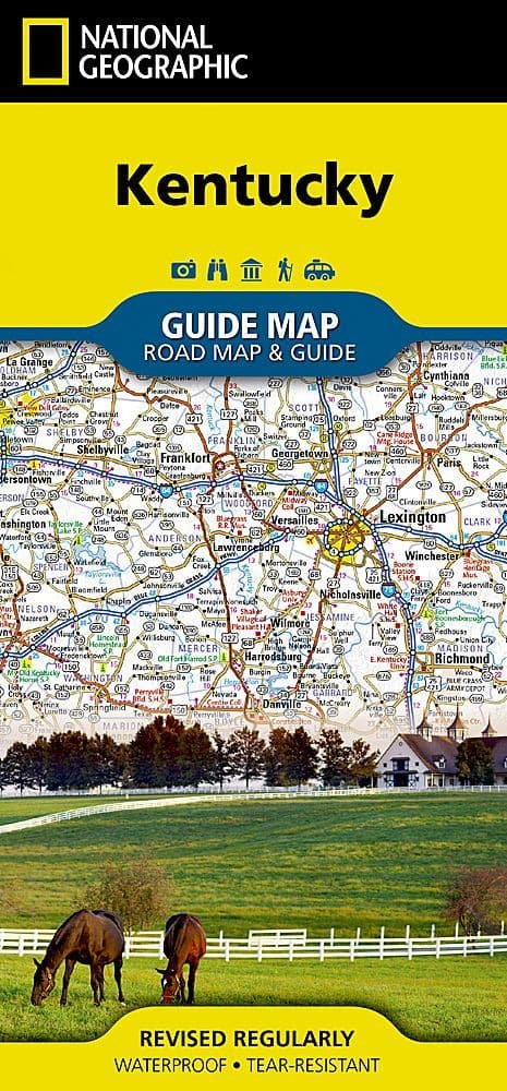 Kentucky Road Map & Travel Guide GM24