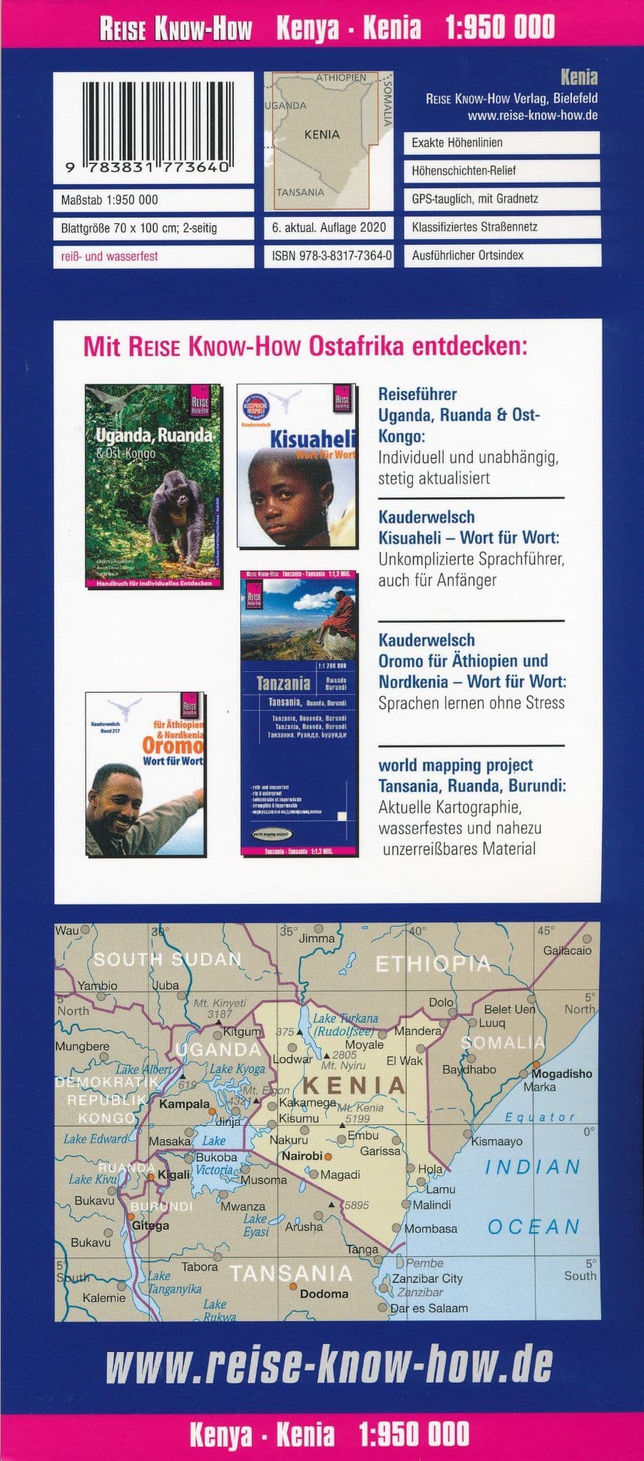 Kenya - Reise Know How Maps
