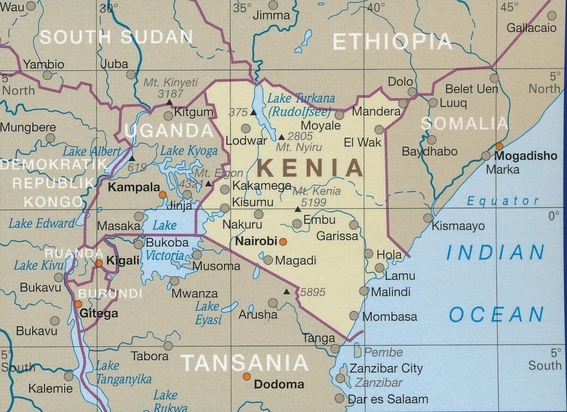 Kenya - Reise Know How Maps