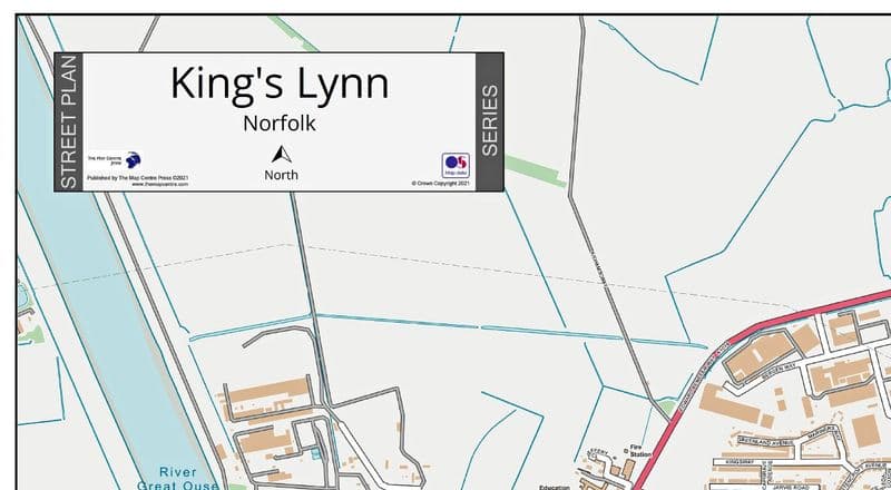 King s Lynn Street Map