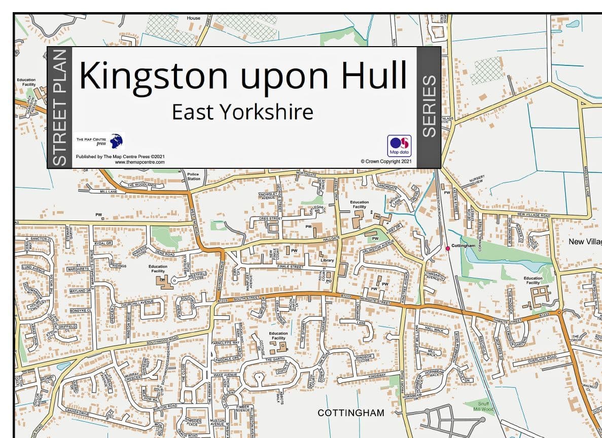 Kingston upon Hull Street Map