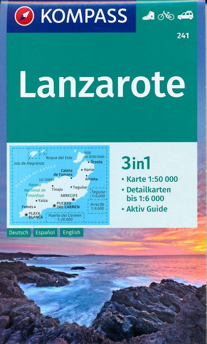 Lanzarote - Kompass Hiking Map