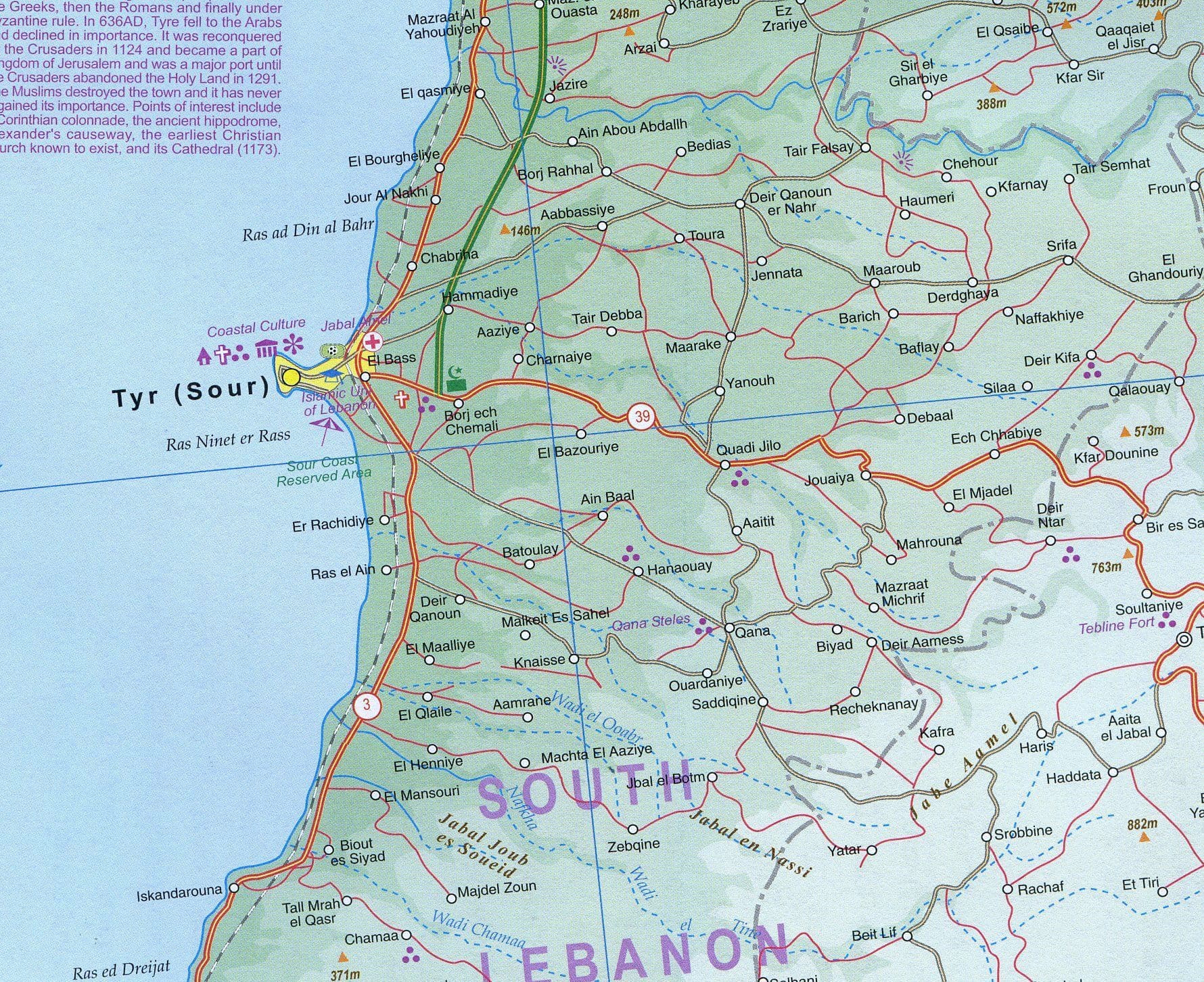 Lebanon & Beirut Road Map - ITM