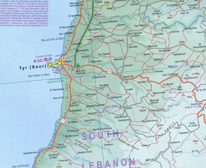 Lebanon & Beirut Road Map - ITM