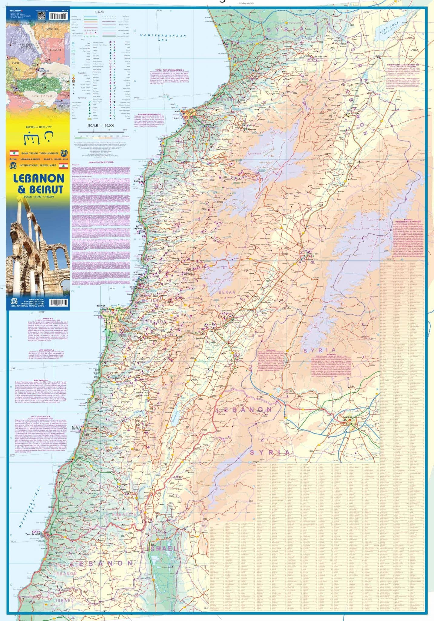 Lebanon & Beirut Road Map - ITM
