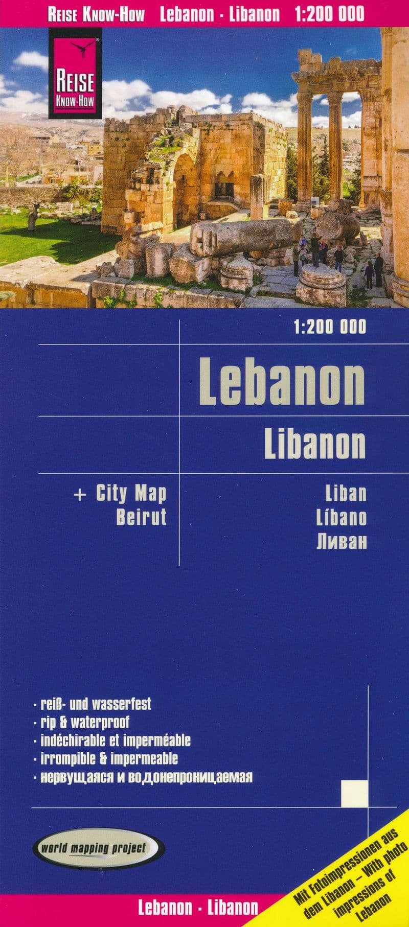 Lebanon Road Map - Reise