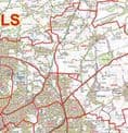 Leeds - LS - Postcode Sector Wall Map