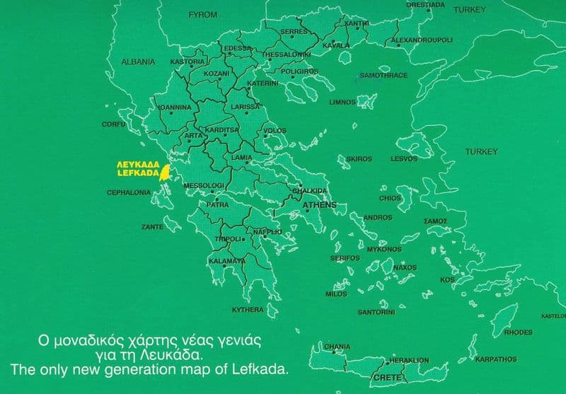 Lefkada - Holiday Map - Orama 304