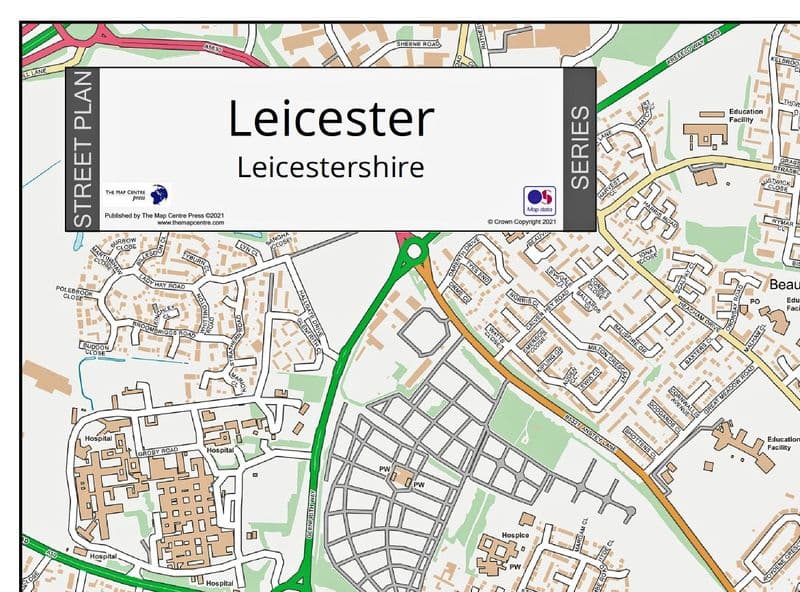 Leicester Street Map 2021