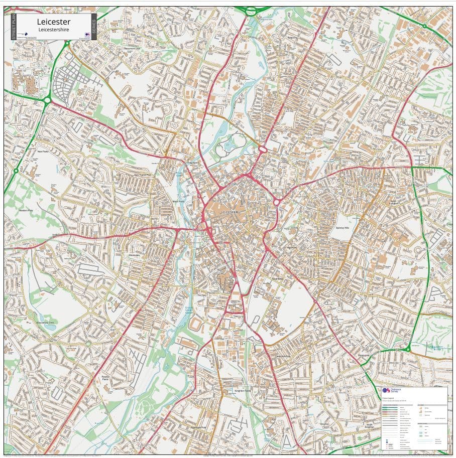 Leicester Street Map 2021
