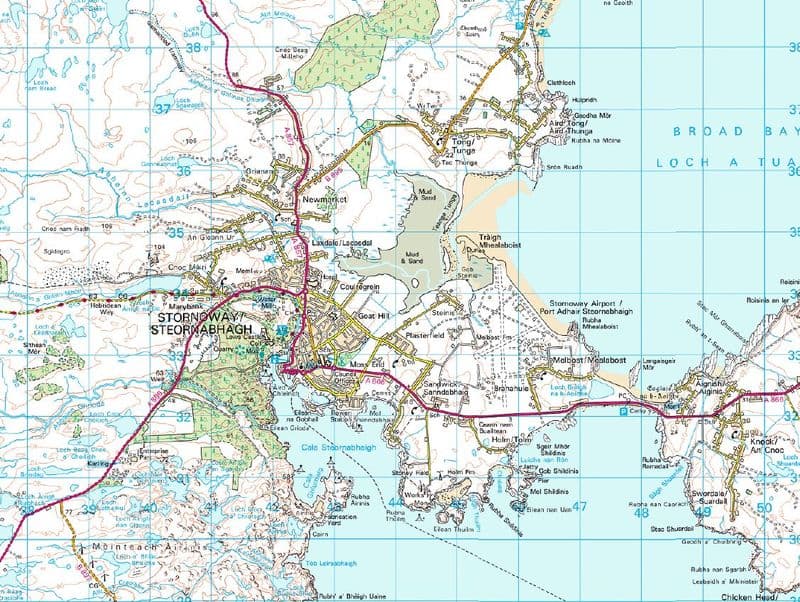 Lewis & Harris - Wall Map - 1 50 000 - The Map Centre Press
