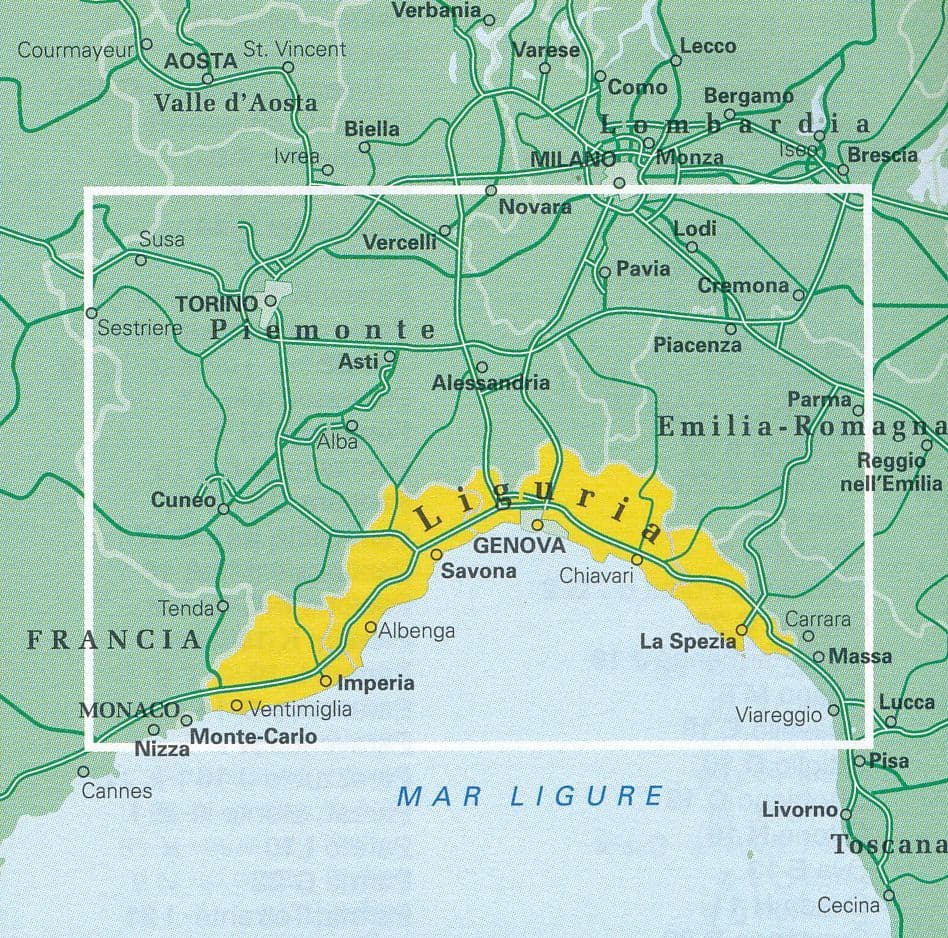 Liguria - TCI Road Map