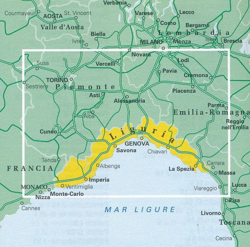 Liguria - TCI Road Map
