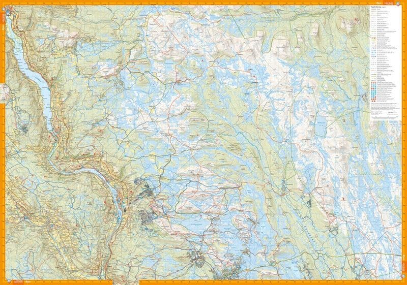 Lillehammer - Hiking Map - Calazo BD 200
