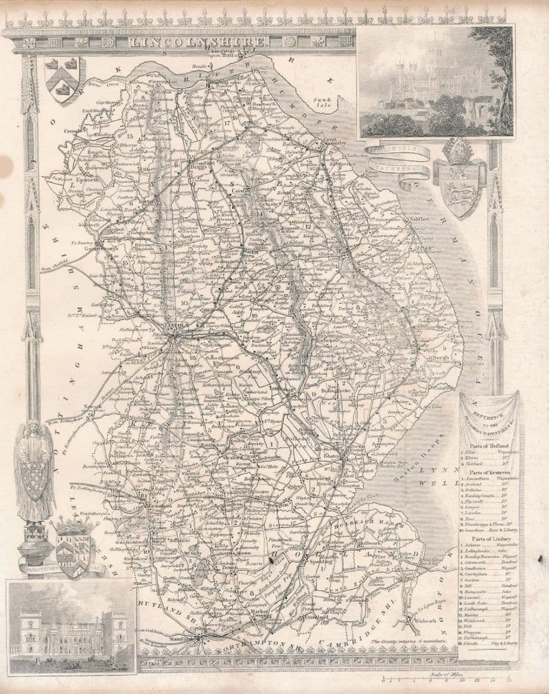 Lincolnshire (1) Thomas Moule 1840