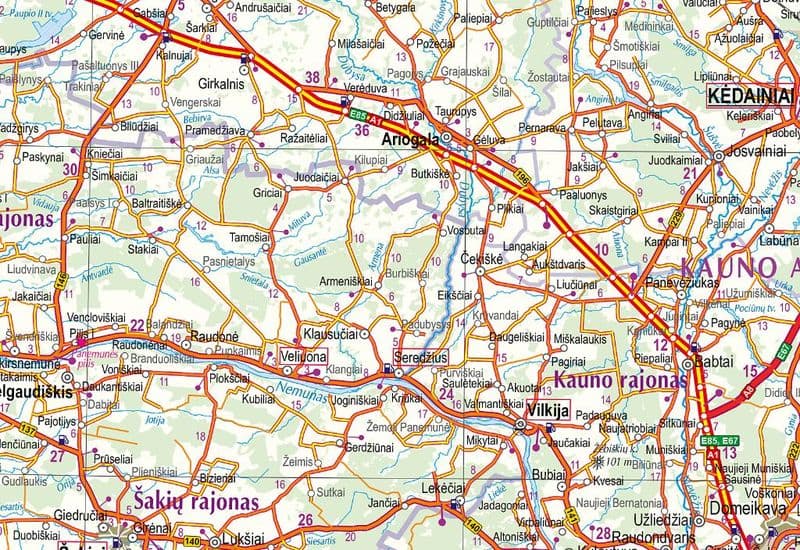 Lithuania Road Map Jana Seta