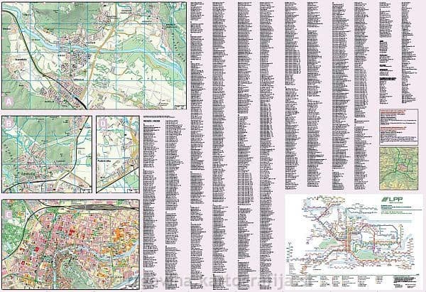 Ljubljana - Street Map - Kartografjia C 060