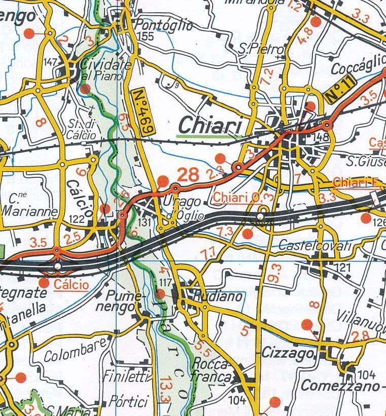 Lombardia - TCI Road Map