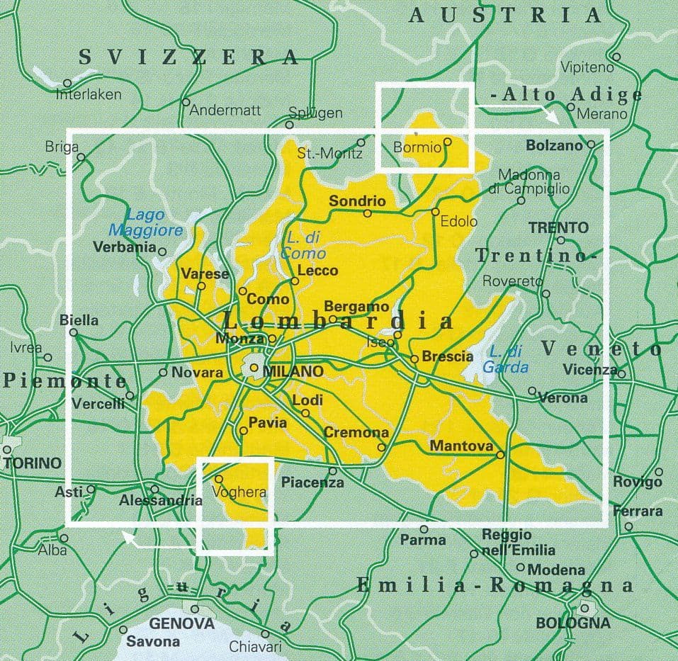 Lombardia - TCI Road Map