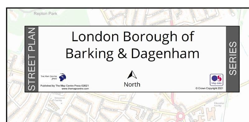 London Borough of Barking & Dagenham - Street Map