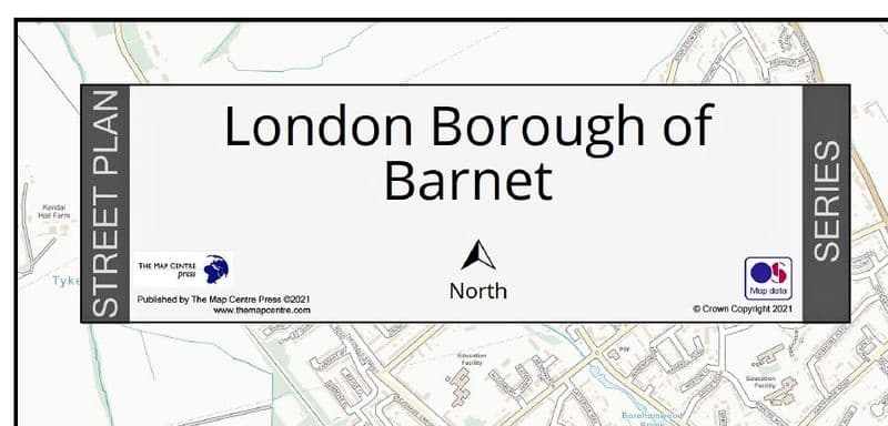 London Borough of Barnet - Street Map