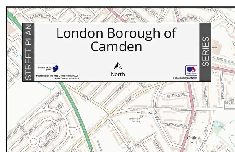 London Borough of Camden - Street Map