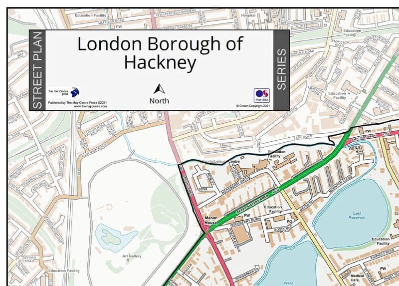 London Borough of Hackney - Street Map