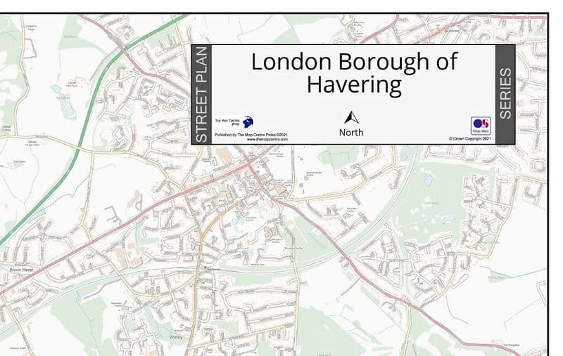 London Borough of Havering - Street Map