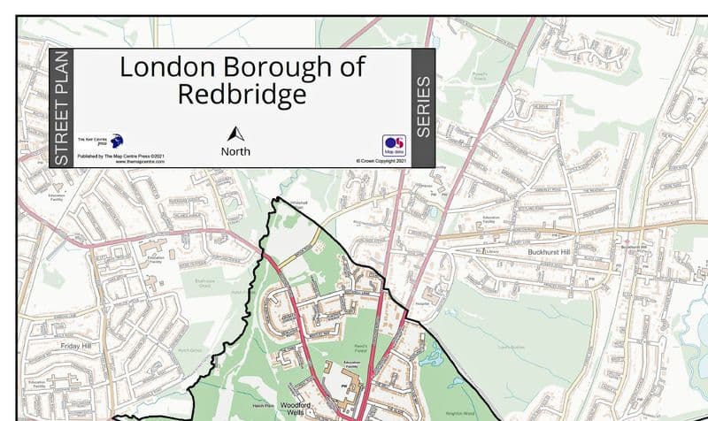 London Borough of Redbridge - Street Map