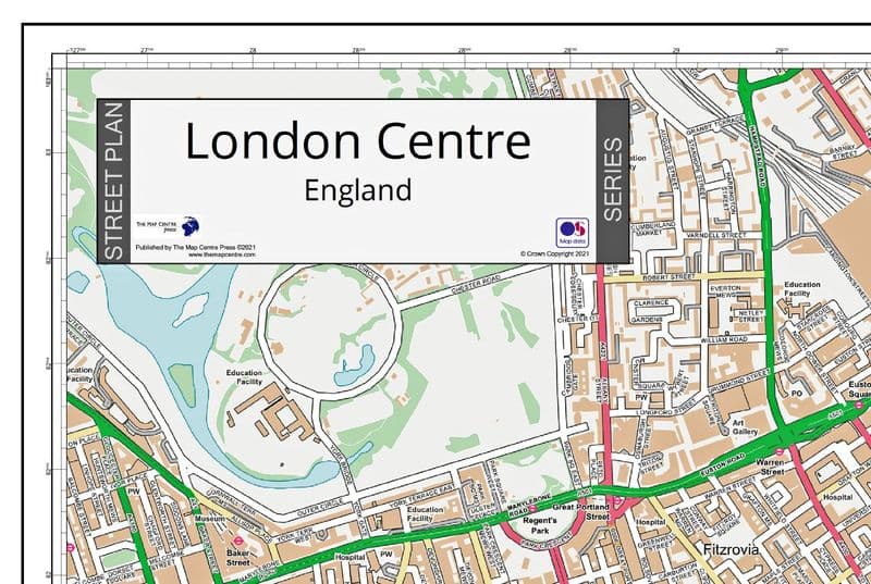 London Centre Street Map 2021
