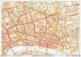 London - East City - EC - Postcode Sector Wall Map