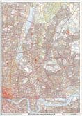 London - East - E - Postcode Sector Wall Map