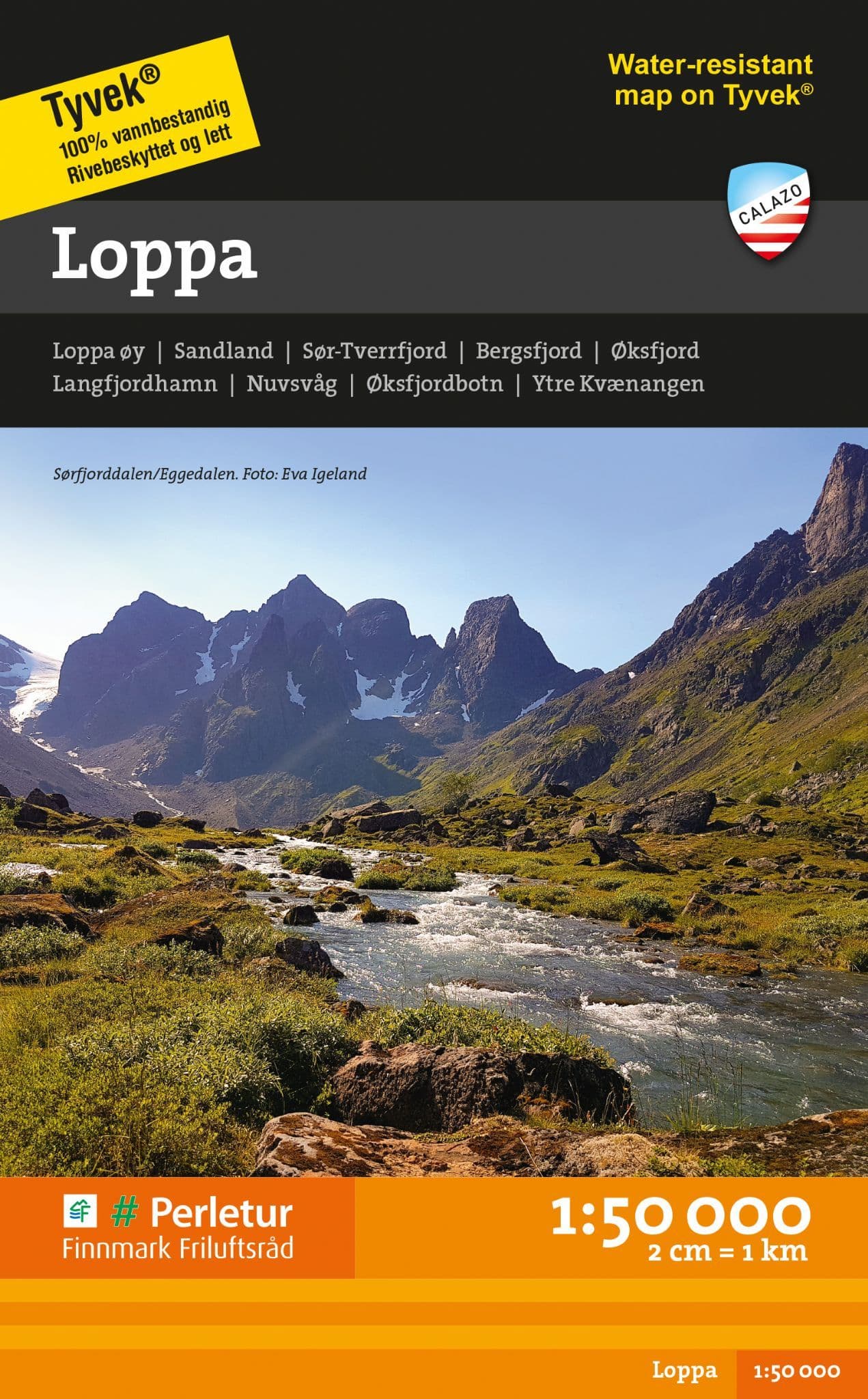 Loppa - Hiking Map - Calazo BD 220