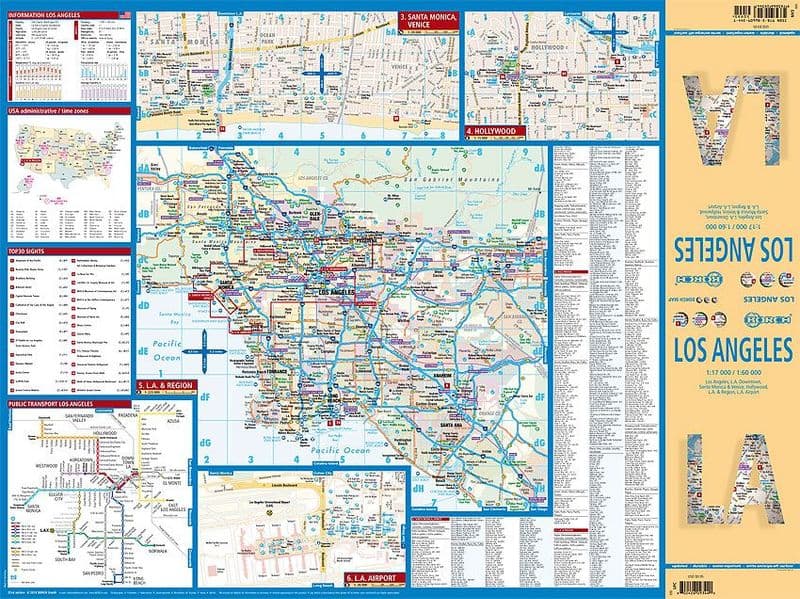 Los Angeles - Street Map - Borch