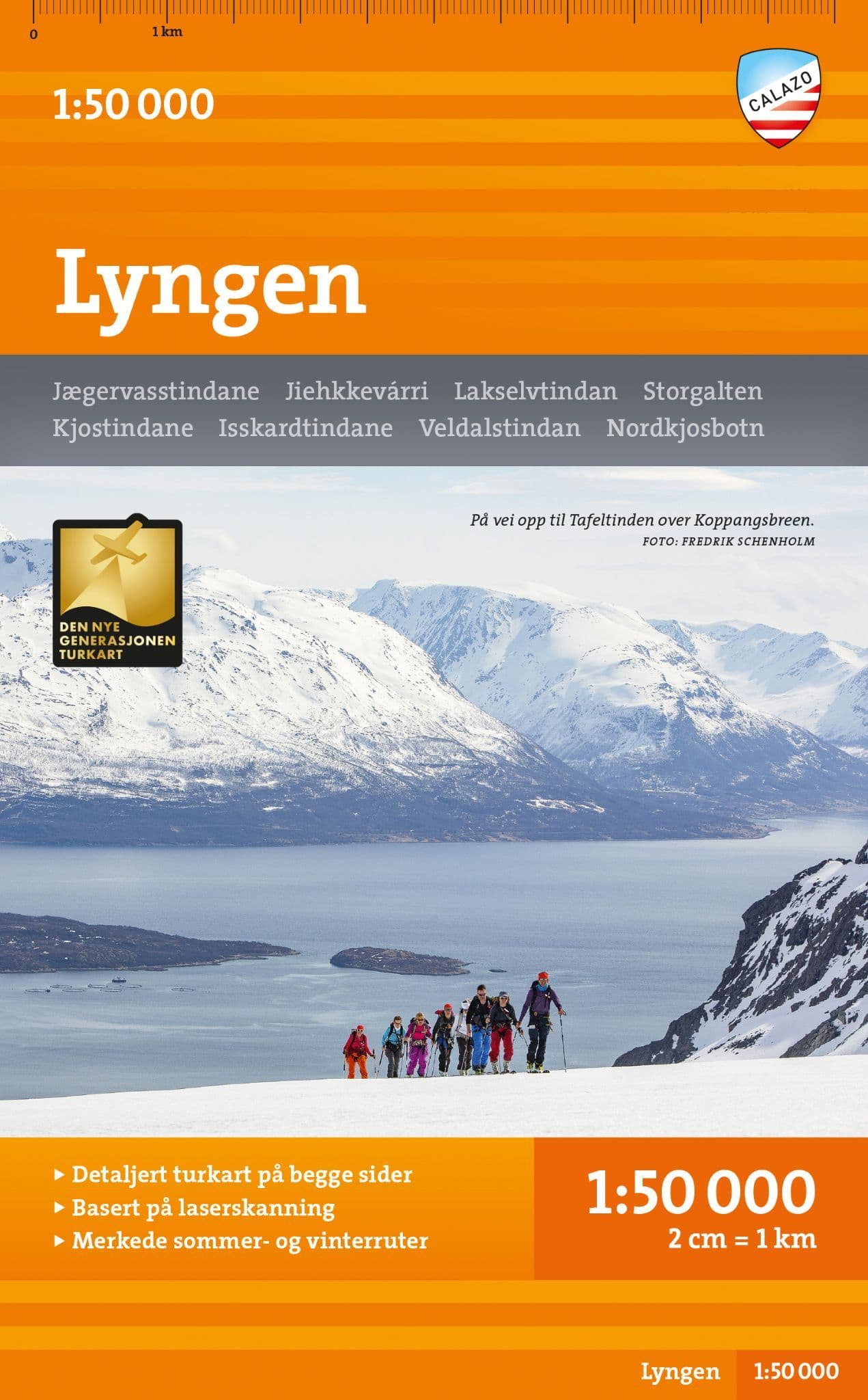 Lyngen - Hiking Map - Calazo BD 230