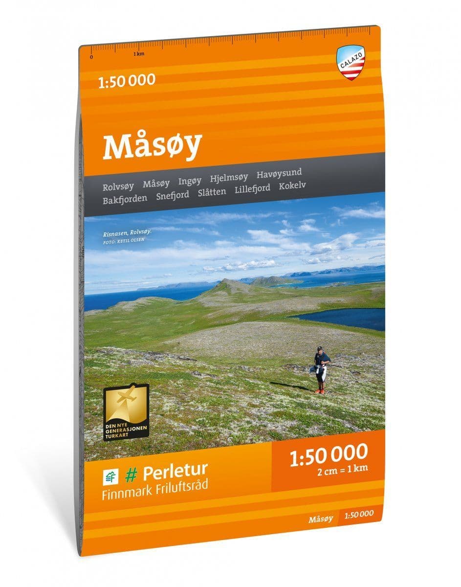 Måsøy - Hiking Map - Calazo BD 240