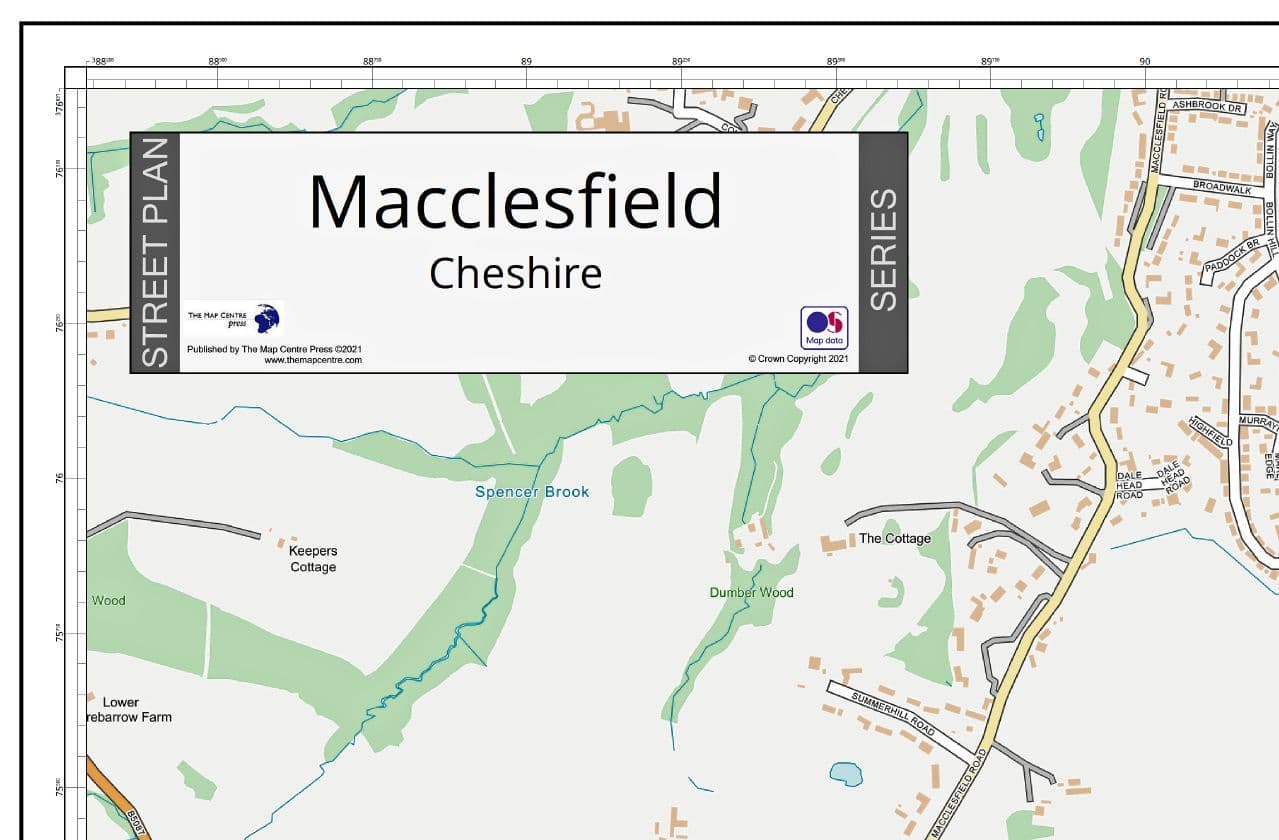 Macclesfield Street Map 2021
