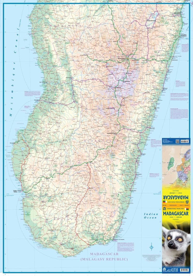 Madagascar Travel Reference Map